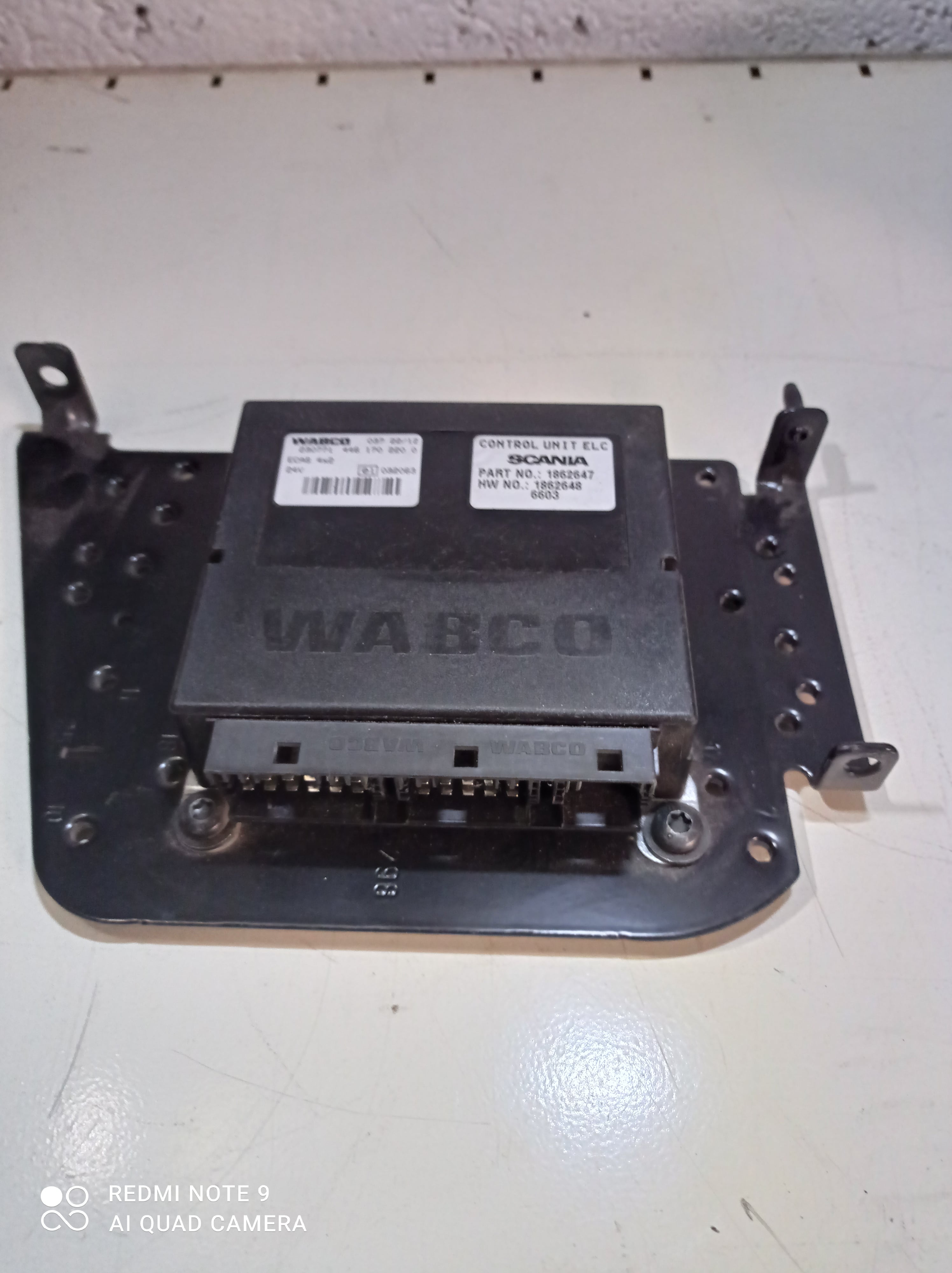 UNITE DE CONTRÔLE SCANIA ECAS SERIES G WABCO | Groupe Duclos